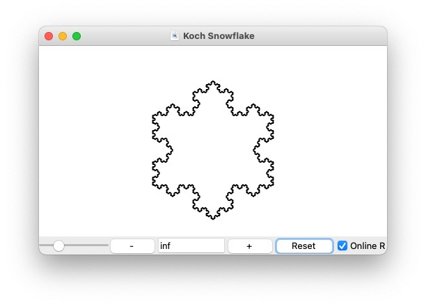 Interactive Koch Snowflake · Anoxiacxy's Blog